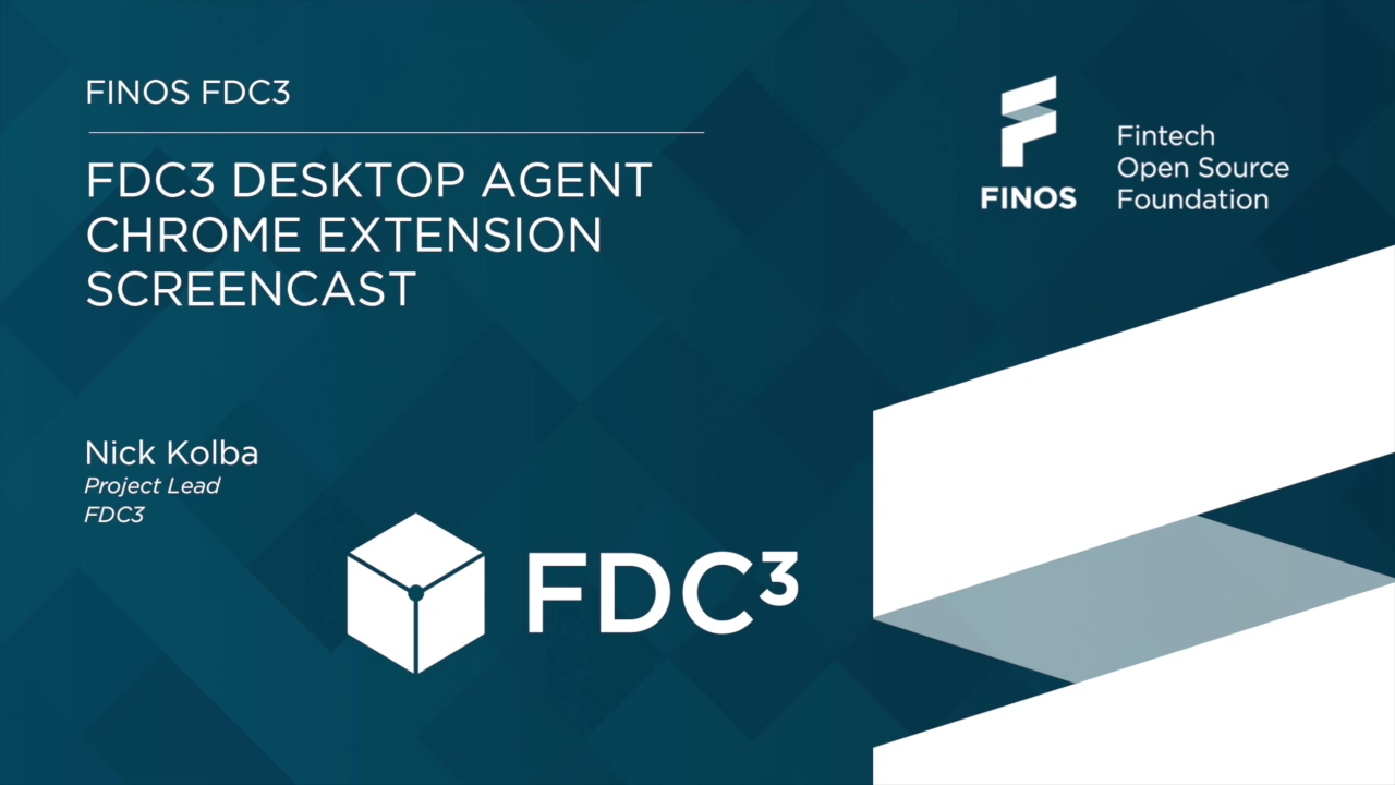 Introducing FDC3 Chrome Extension